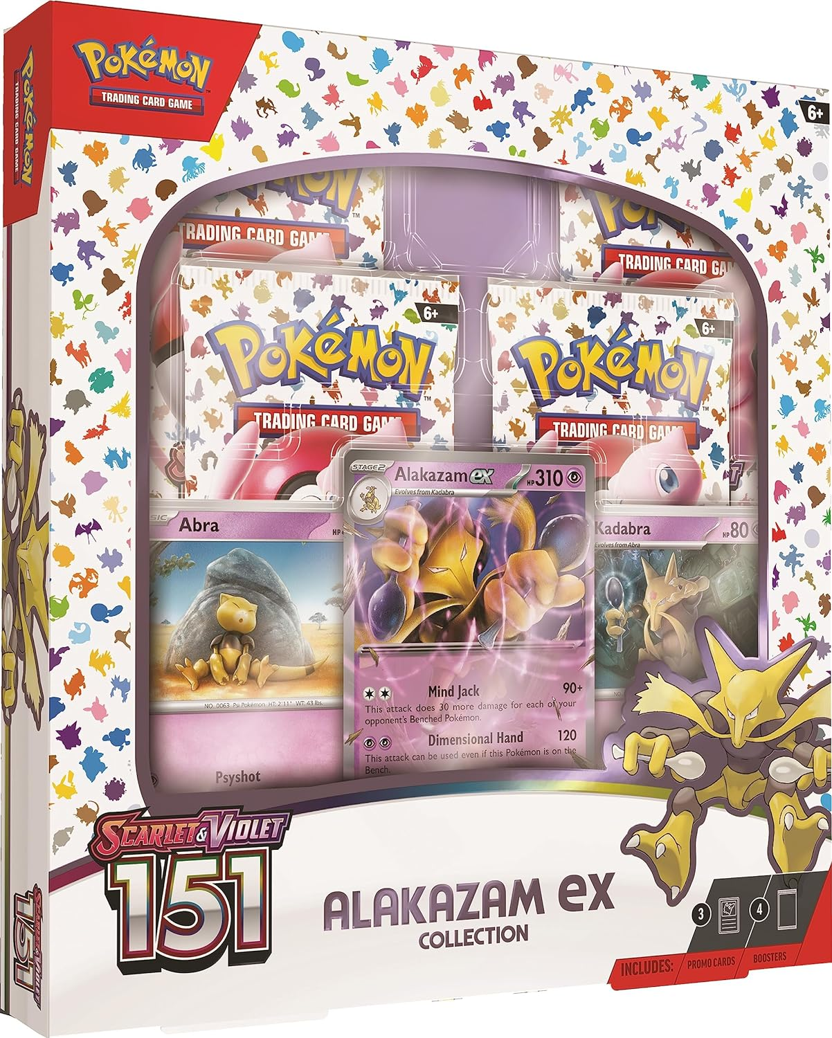 Колекційний Набір Pokémon TCG: Scarlet & Violet-151 Alakazam ex ...
